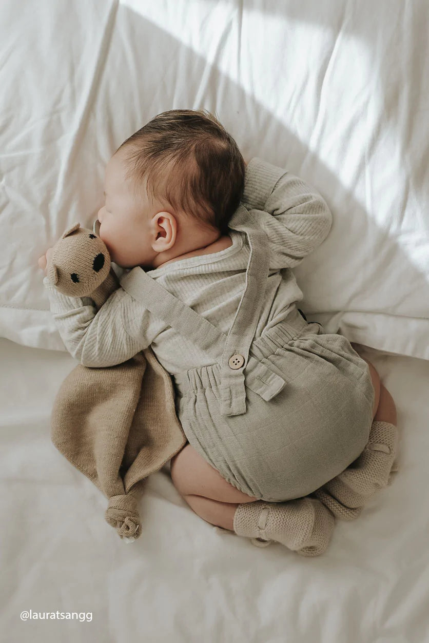 Organic Cotton Muslin Robin Overall – Number Twelve